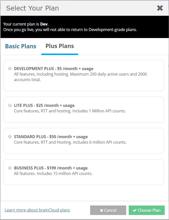 Publishing Apps | brainCloud Docs (DEV)